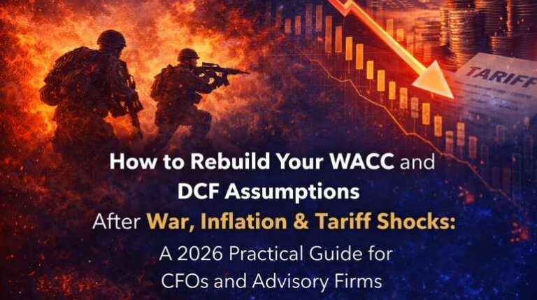 WACC & DCF Rebuild 2026: War, Inflation & Tariff Impact Guide